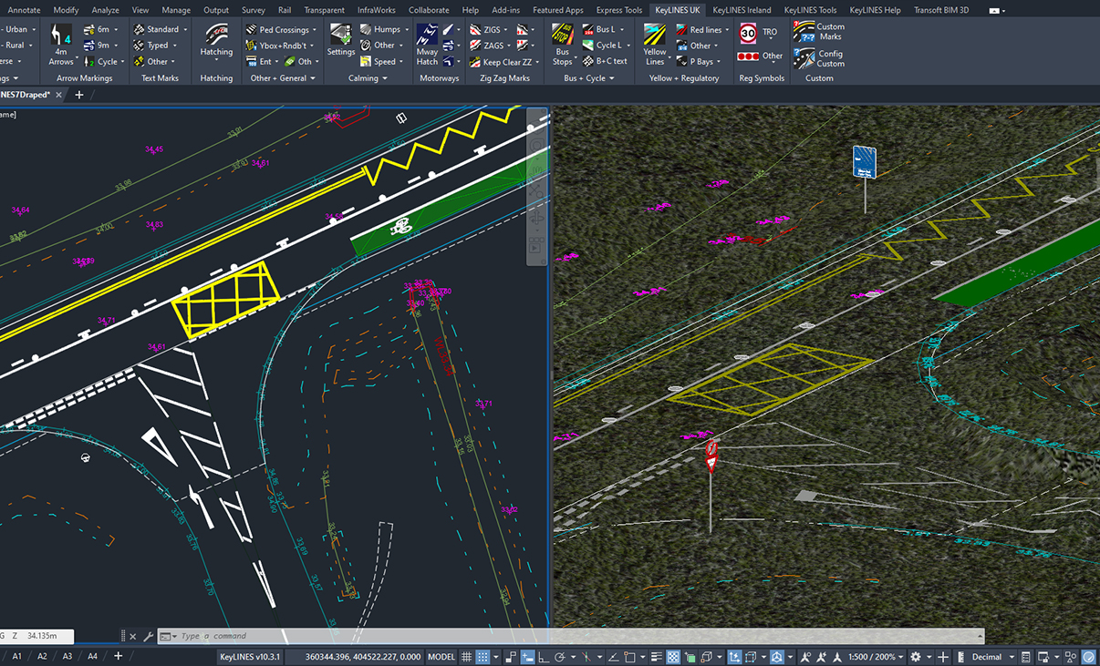 KeyLINES - Road Markings Software | Transoft Solutions