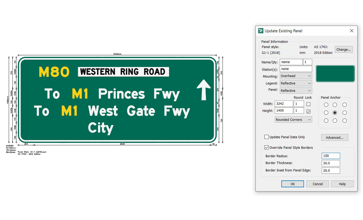 GuideSIGN - Road Sign Design Software | Transoft Solutions