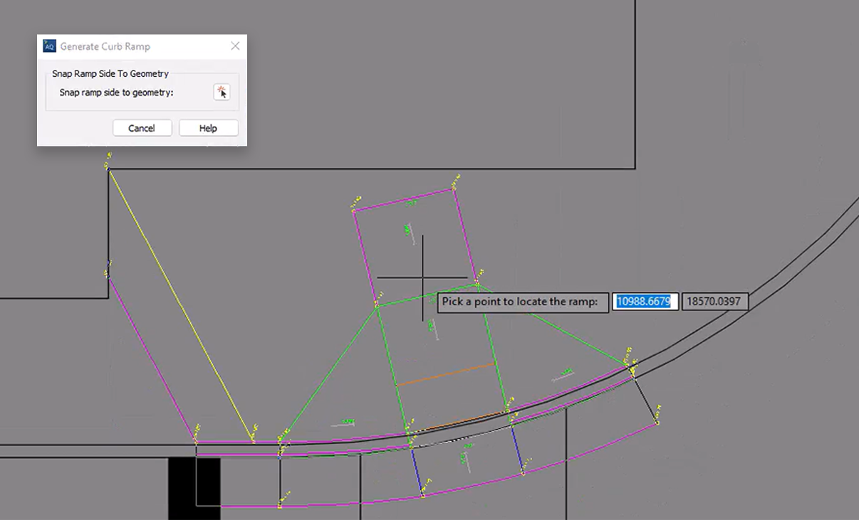 AQCESSRAMP - Compliant Curb Ramp Design | Transoft Solutions