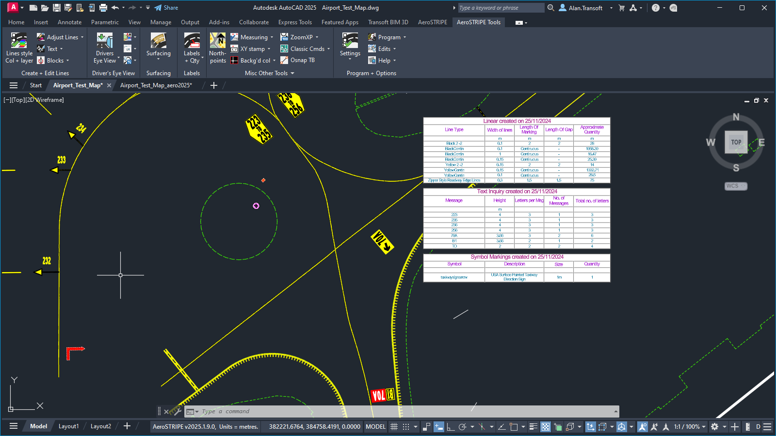 AeroSTRIPE - Airside Markings Software | Transoft Solutions